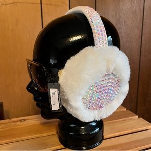 Accessories | Snow White Bling Ear Muffs | Poshmark